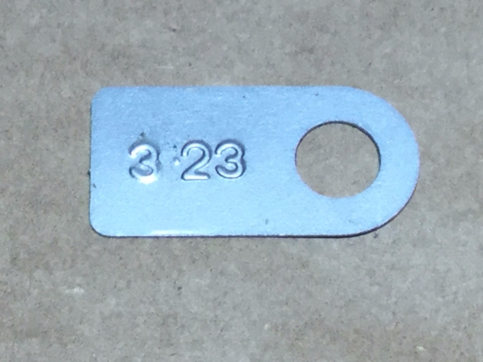 8 3/4 Axle Tag Gear Ratio Tag Sure Grip 3:23 Plymouth Dodge Mopar | eBay