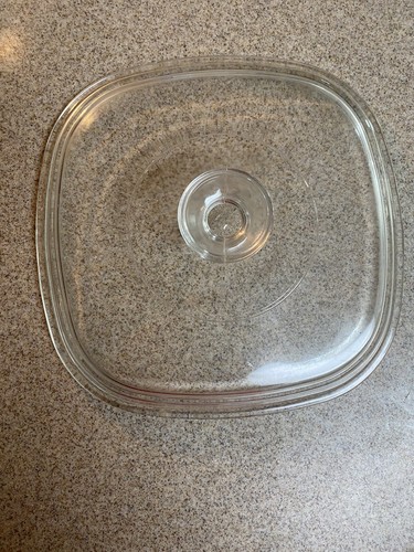 Vintage Pyrex A-9-C 8 Inch Square Replacement Glass Lid (Made in the ...