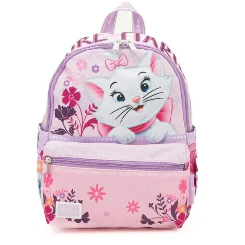 Disney Cats Park Day Nylon Mini Backpack 13" Cheshire Cat Marie ...