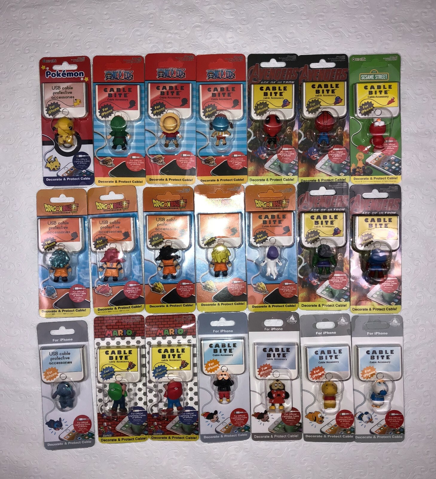 Mario Cable Bite Phone Charger Protector Accessory US Seller | eBay