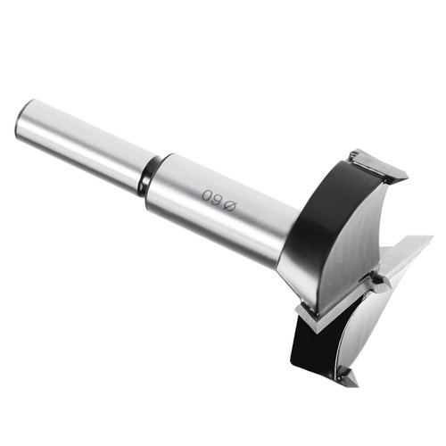 Forstner Drill Bit - [60mm] Carbide Wood Auger Opener Boring Bit, Black ...
