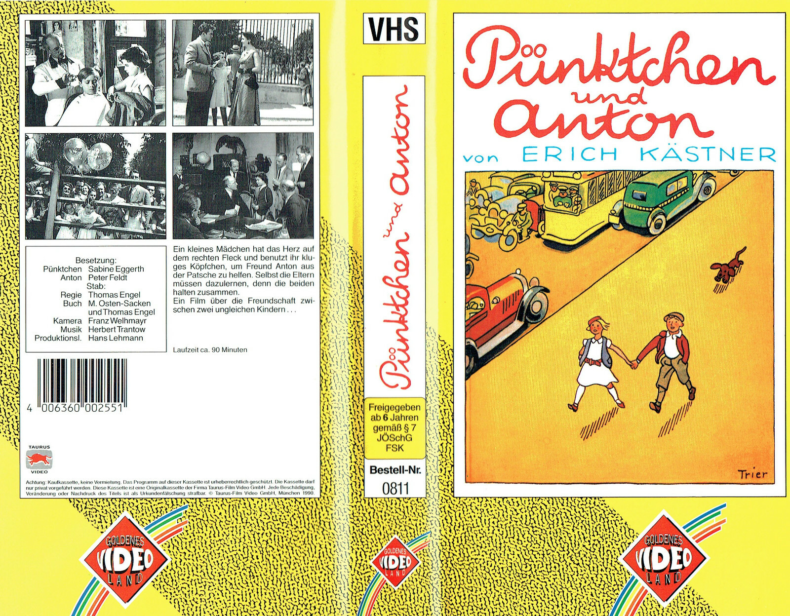 (VHS) Pünktchen und Anton - Sabine Eggerth, Peter Feldt, Paul Klinger ...