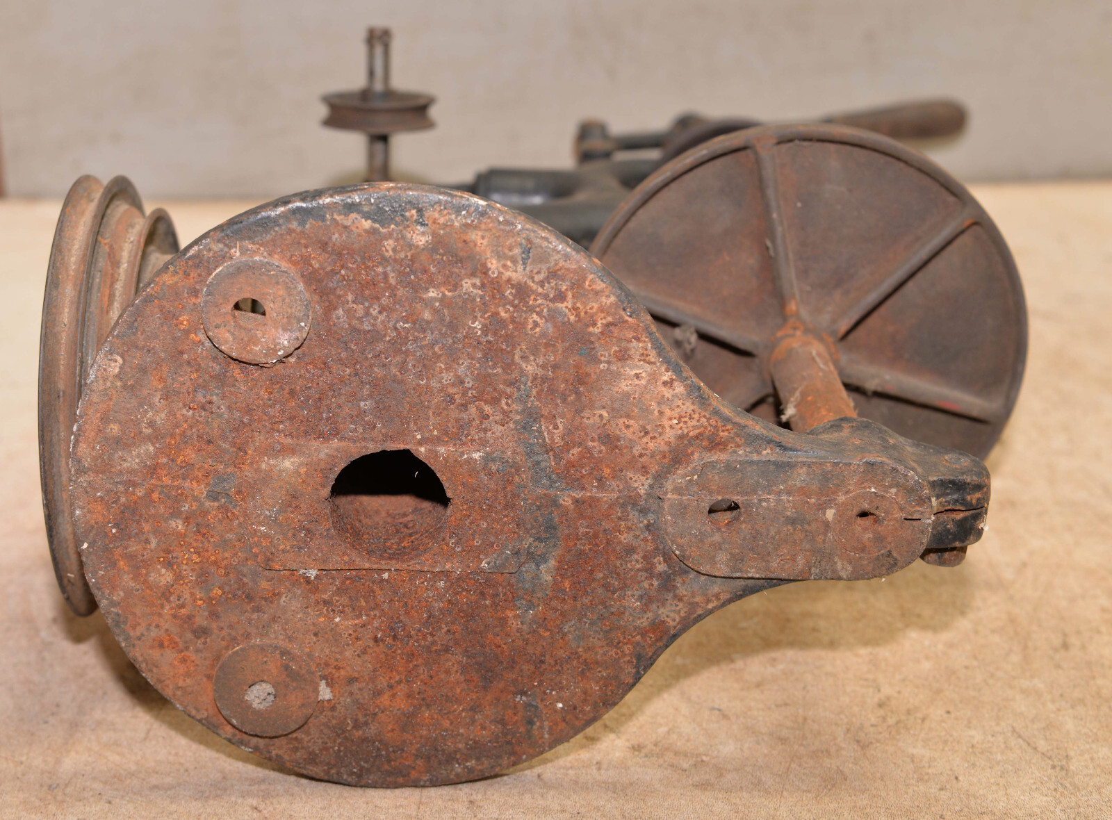 Antique watch maker drill press bench top gunsmith jewelers collectible ...