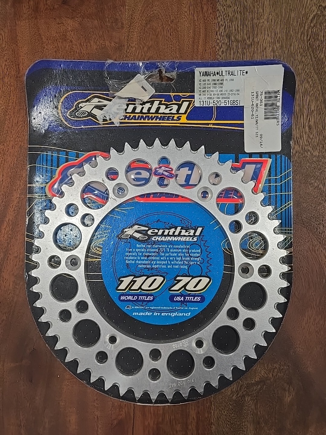 Renthal 131U-520-51GBSI | eBay