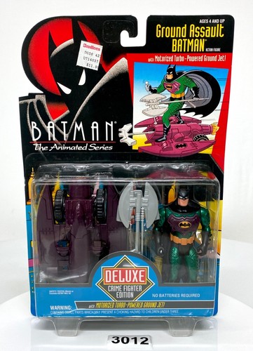 Vintage Batman The Animated Series Deluxe Ground Assault Batman Kenner ...