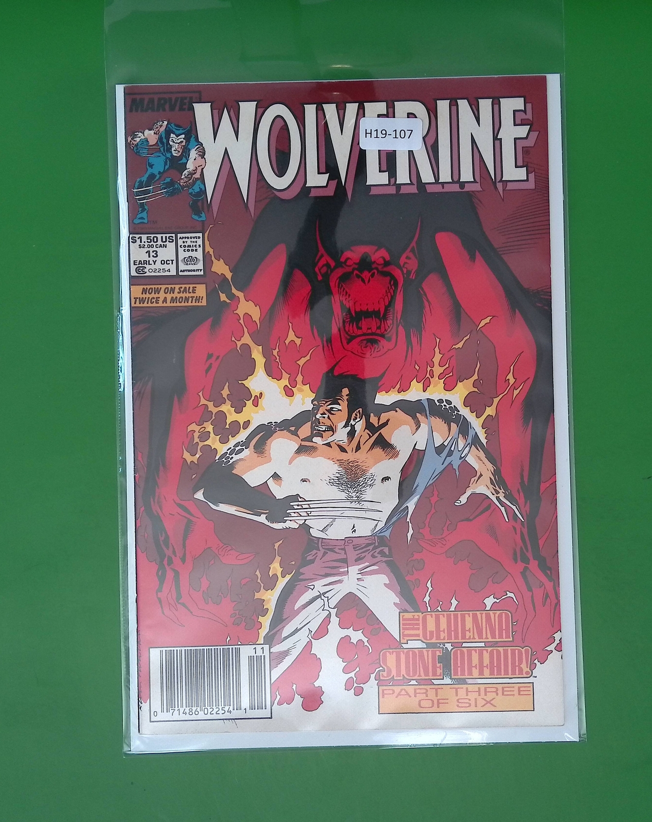 WOLVERINE #13 VOL. 2 8.0 NEWSSTAND MARVEL COMIC BOOK H19-107 | eBay