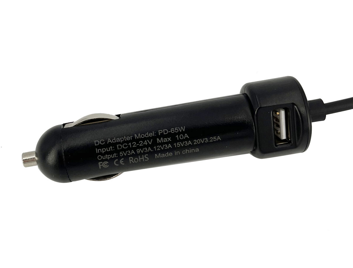 USB Type-C 65W 20V DC Car Charger Adapter For Lenovo ThinkPad X1 Yoga ...