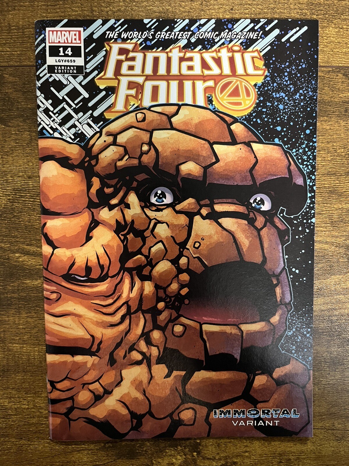 FANTASTIC FOUR 14 THE THING IMMORTAL WRAPAROUND VARIANT ORIGIN OF FF ...