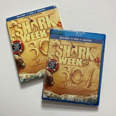 Shark Week 30th Anniversary Blu-Ray + DVD + Digital 3-Disc Collection ...