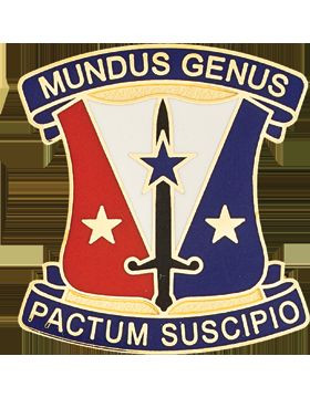 0412 Support Bde Unit Crest (Mundus Genus Pactum Suscipio) | eBay