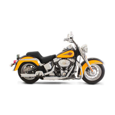 Mustang Motorcycle Fastback 2-Up Seat By Perewitz Black For 00-06 FLSTC ...