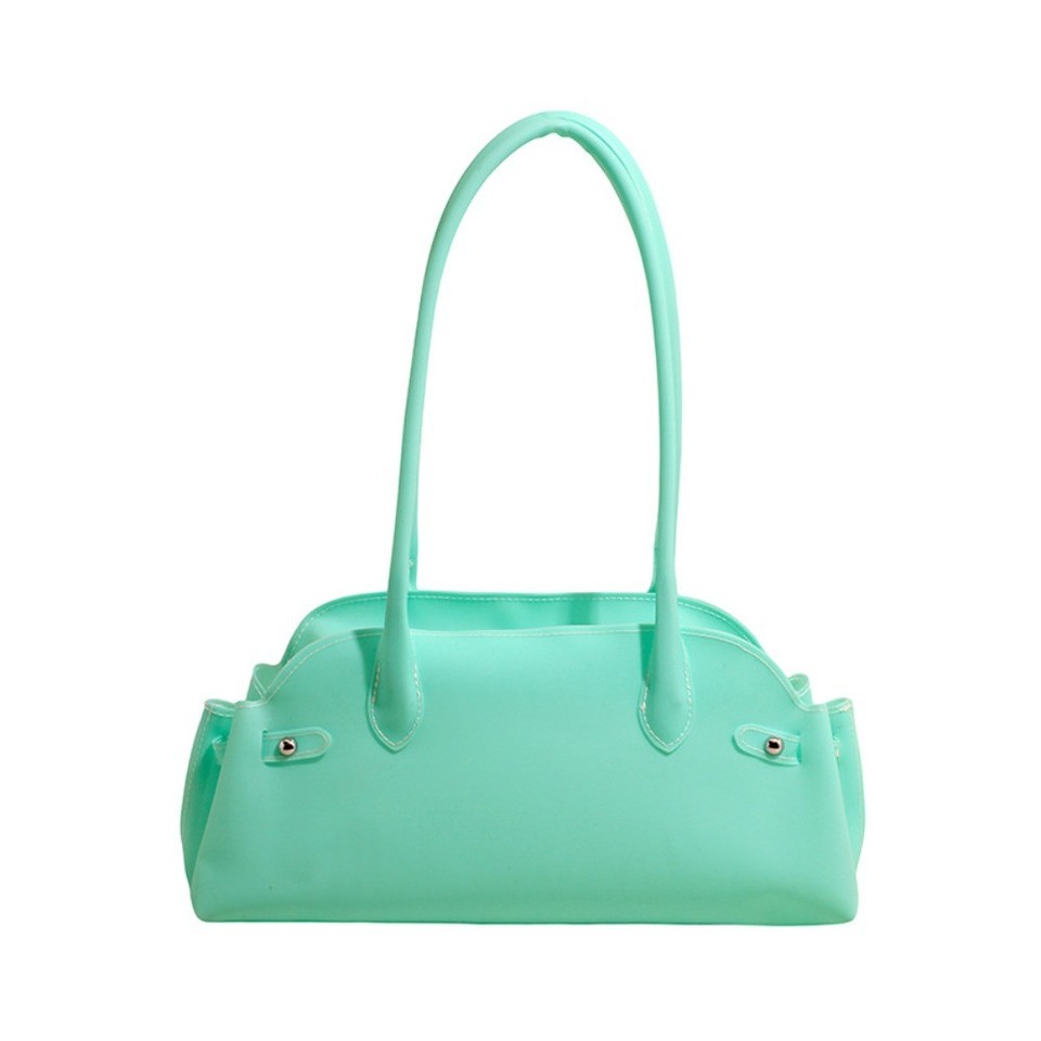 Solid Color PVC Tote Bag Waterproof Bowling Bag Fashion Beach Bag ...
