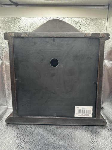 VTG Colonial Clock Co. Shelf Clock - Est. 1870, Reddish Brown w/ Gold ...