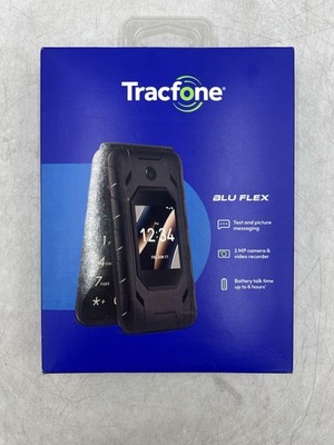 TracFone BLU Flex 8GB, Black, Prepaid, Flip Phone - New In Box | eBay