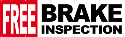 3x10 ft FREE BRAKE INSPECTION Vinyl Banner Auto Repair Shop Sign New ...