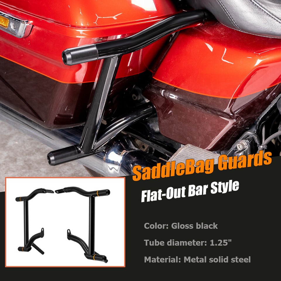 2024 Road Glide Flat-Out Front Rear Crash Bar for Harley Davidson Road ...