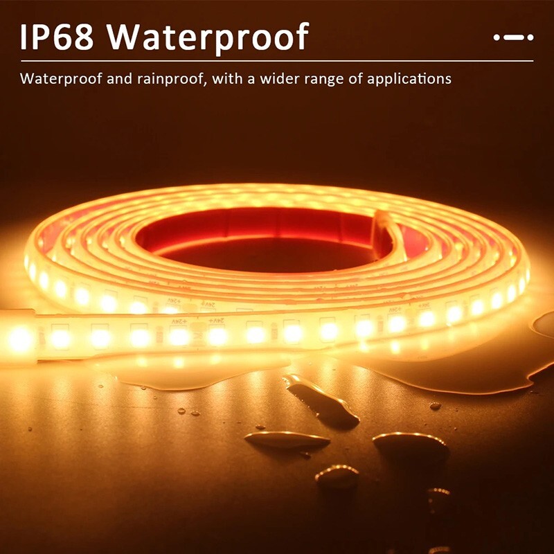 IP68 Waterproof LED Strip Light 2835 DC 24V Underwater Outdoor Flexible ...