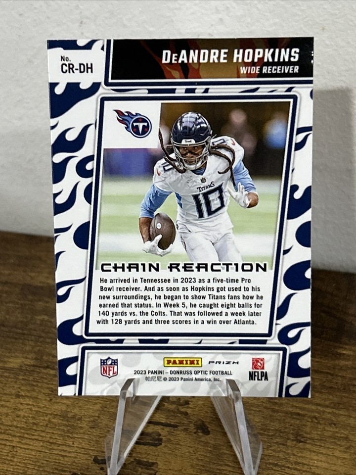 2023 Donruss Optic Deandre Hopkins Chain Reaction Holo-Titans | eBay