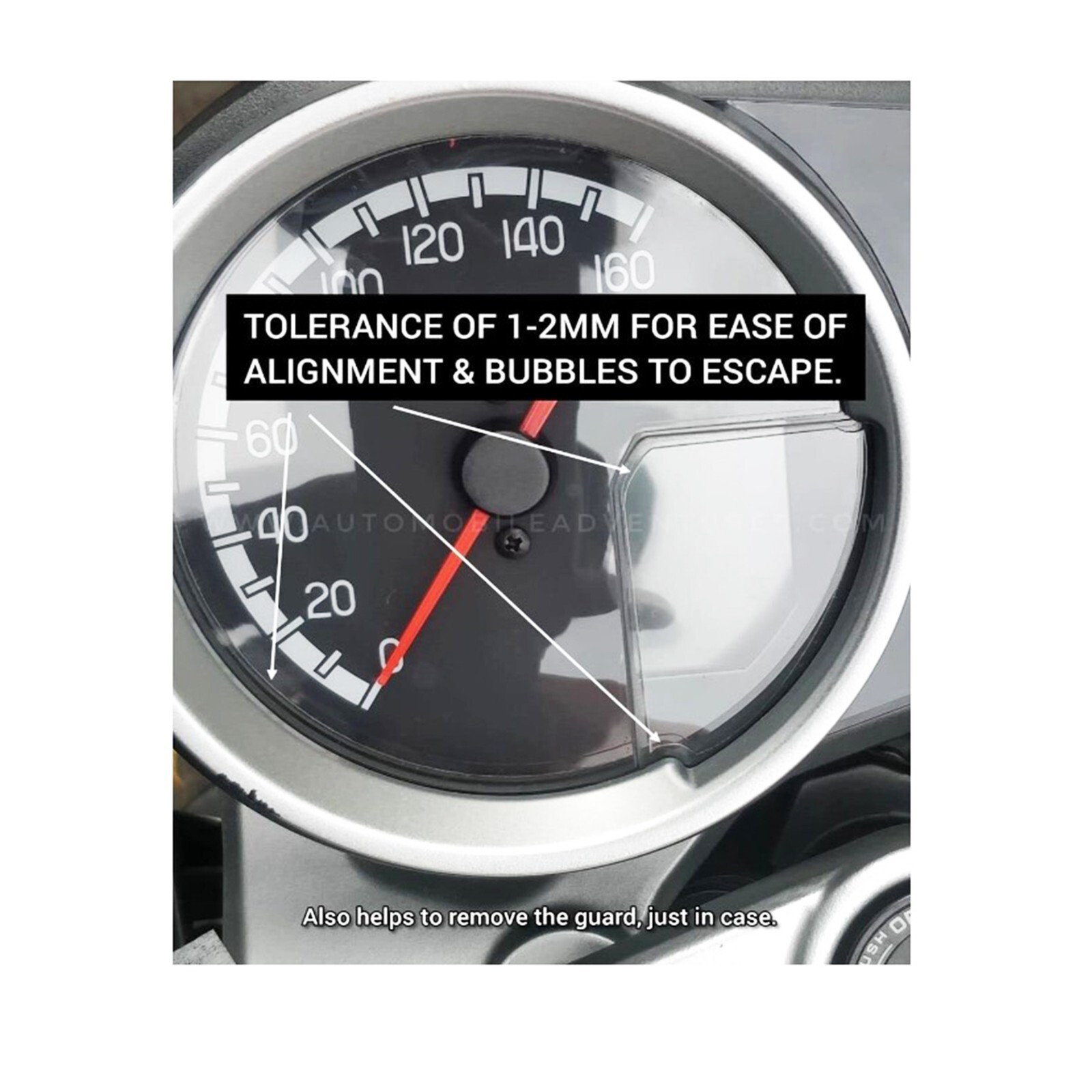 Royal Enfield "SPEEDOMETER SCREEN PRETECTOR" For Hunter & Meteor 350 ...