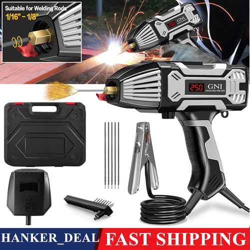 220V 200Amp Digital Electric Welder Hand Held Welding Machine Kit Arc ...