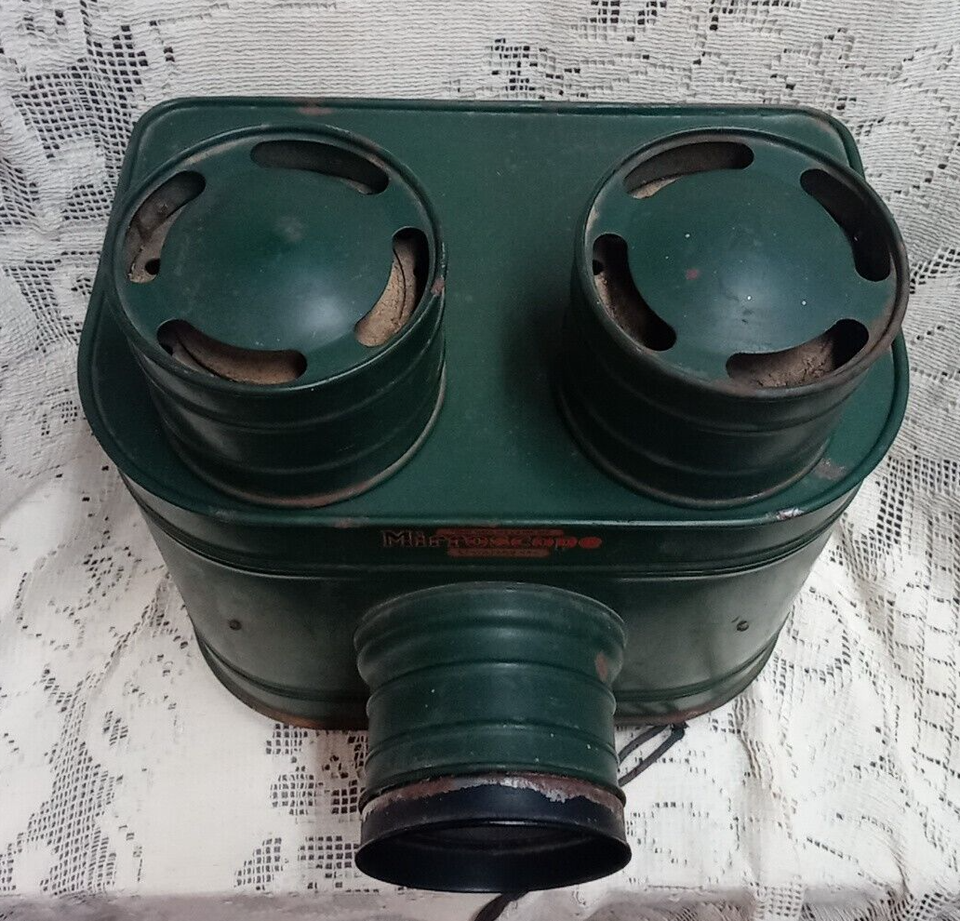 Mirroscope Cleveland USA Antique Vintage Photo Post Card Projector ...