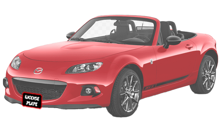 2013-2015 Mazda Miata MX-5 Club option - Removable Front License Plate ...