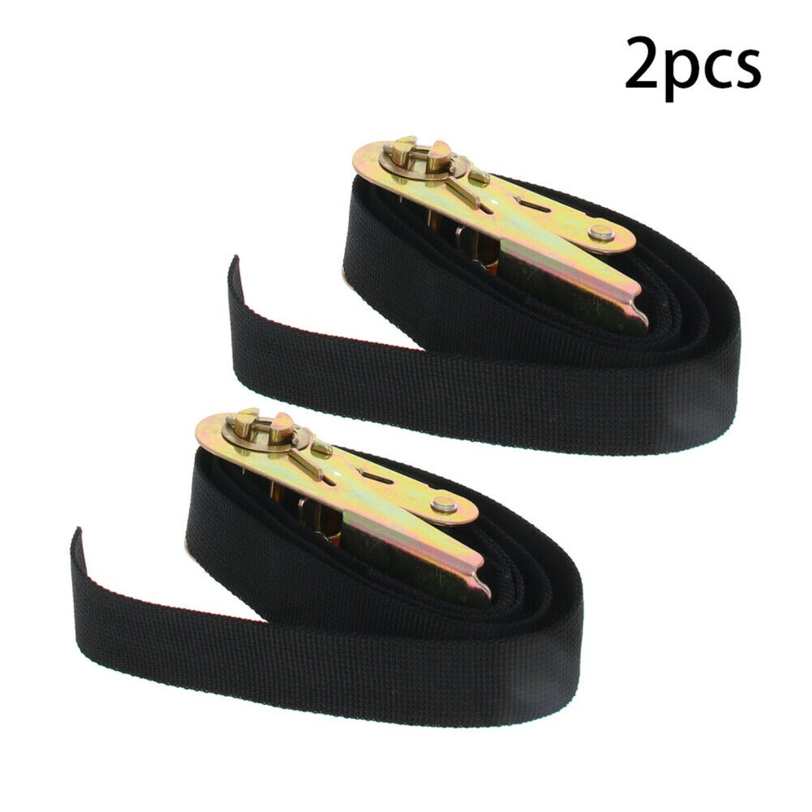 2Pcs 1m Lashing Strap Tie Down Cargo Lash Strap Cam Buckle Truck ...