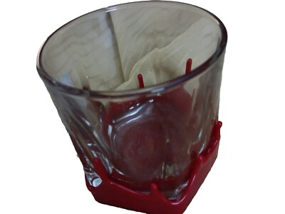 Makers Mark Red Wax Drip Bourbon Whiskey Cocktail Rocks Glass | eBay