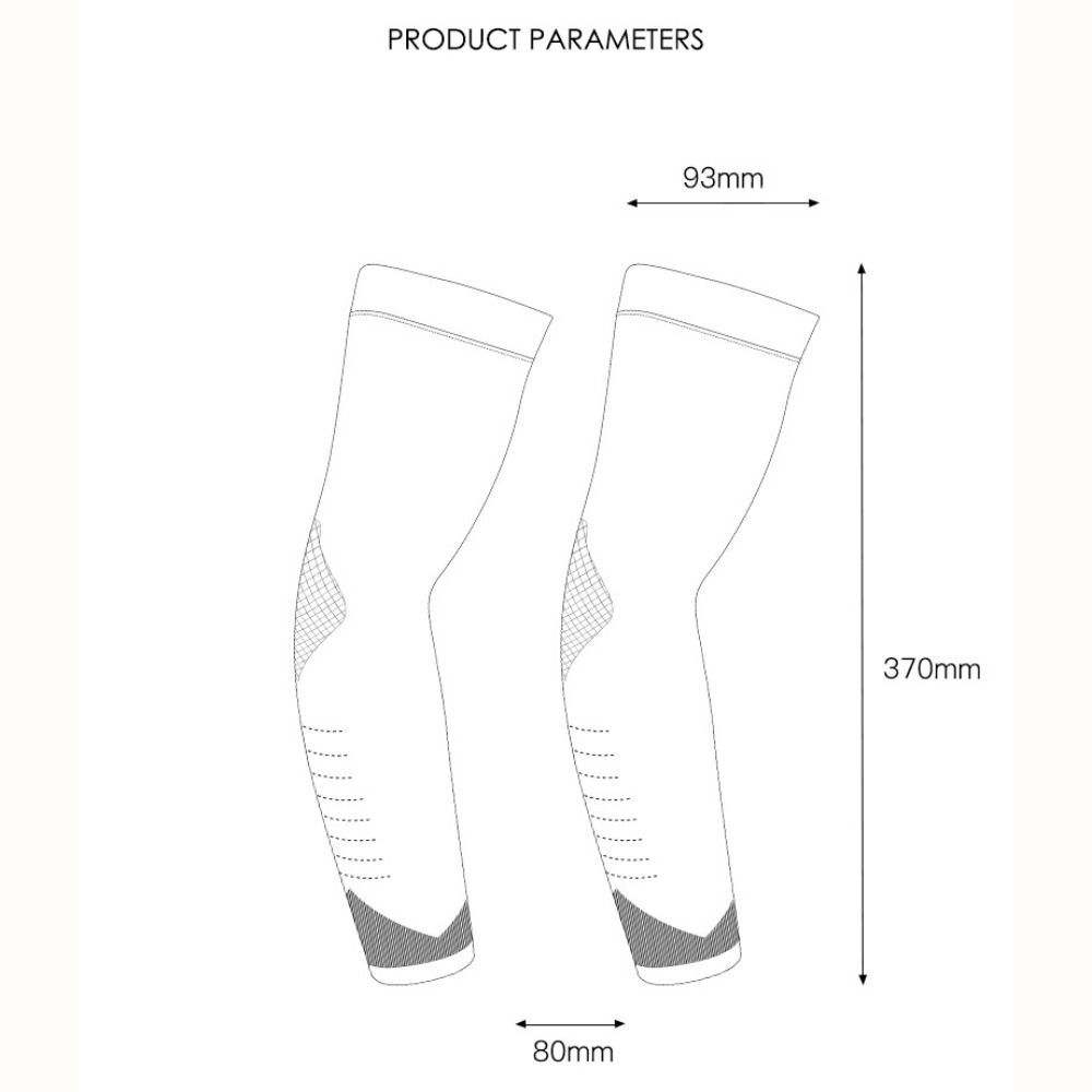 2Pcs Elastic Men's Sports Arm Guards Quick-drying Cooling Sleeves Cover ...