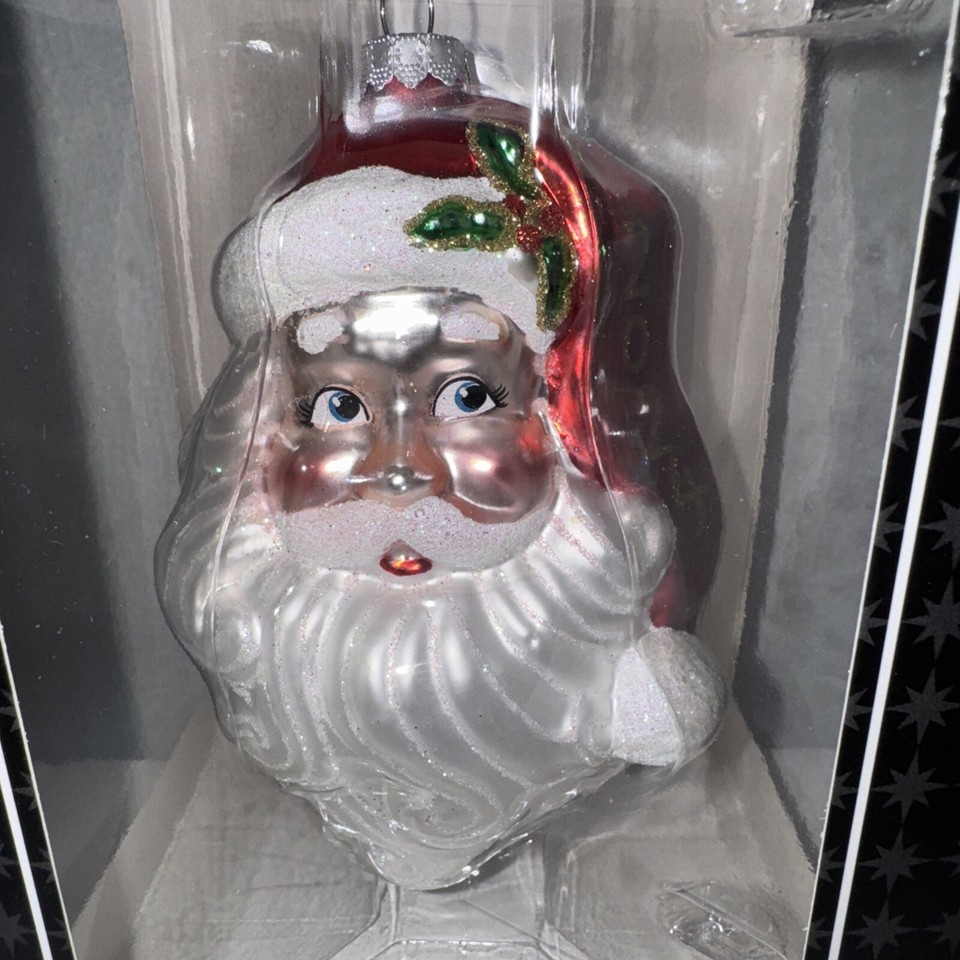 Christopher Radko Celebrations 2024 Ornament Santa Head | eBay