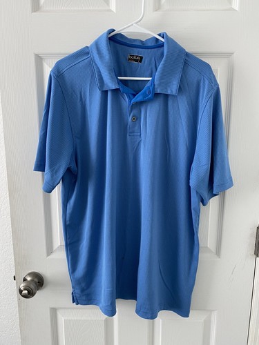 Bolle Polo Golf Shirt Short Sleeve Mens Blue Size Large Performance ...
