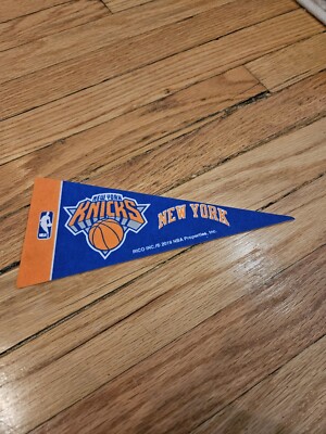 New York Knicks Mini Pennants, 4" x 9" - Licensed by Rico - Made In USA ...