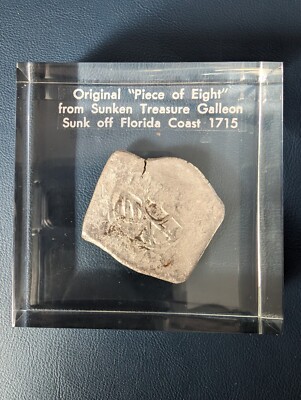 1715 FLEET SHIPWRECK SILVER COIN Piece of 8 | eBay