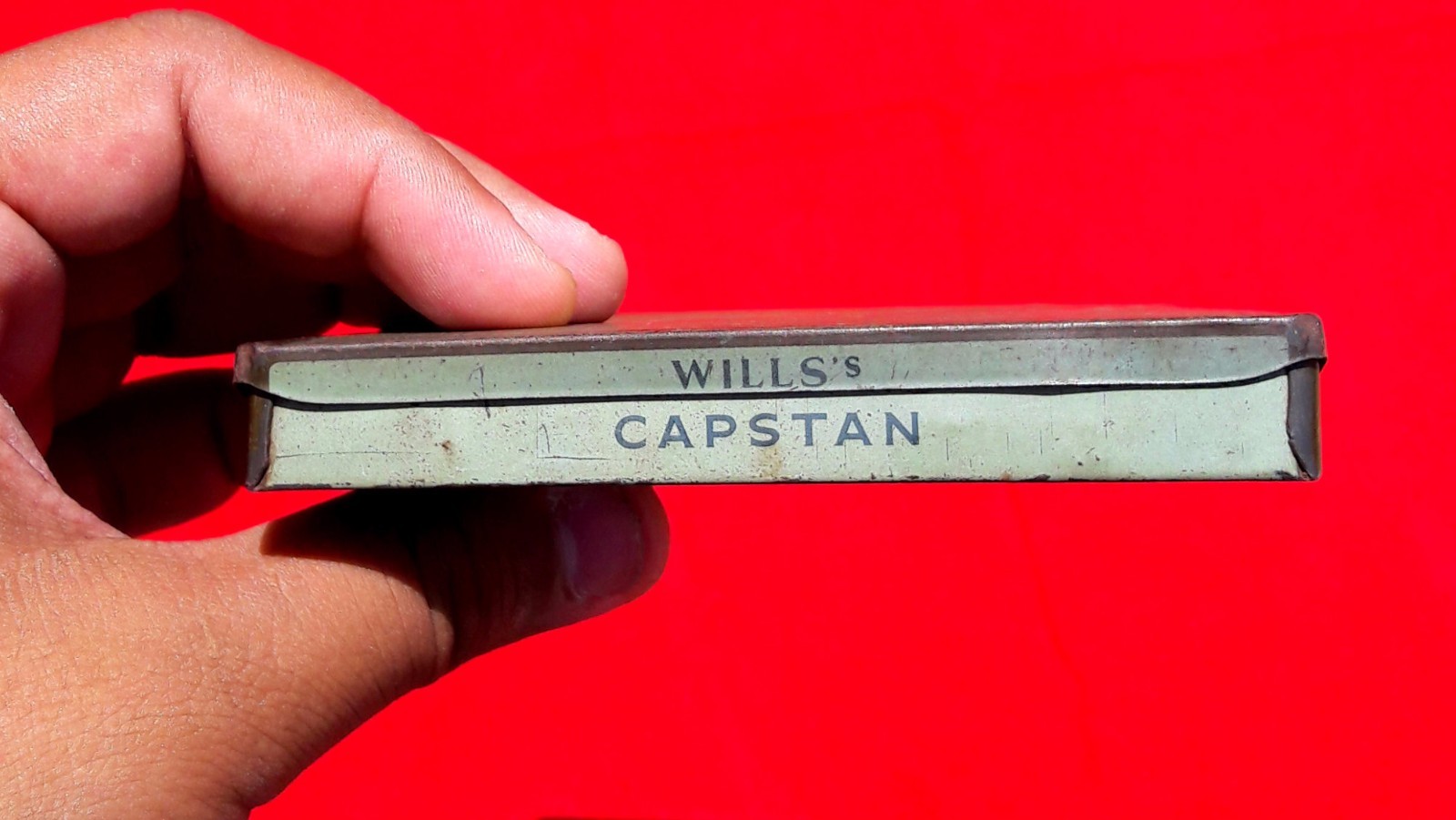 Vintage Capstan Navy Cut Cigarette W D & Wills Bristol & London Tin Box ...