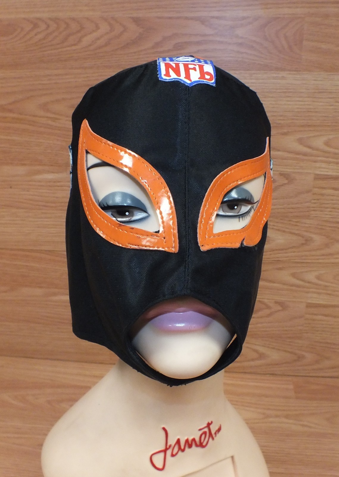 Unbranded Denver Broncos NFL Black, Orange & Teal Fan Luchador Face ...