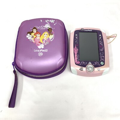 LeapFrog LeapPad2 Disney Princess Edition Learning Tablet Plus Carrying ...