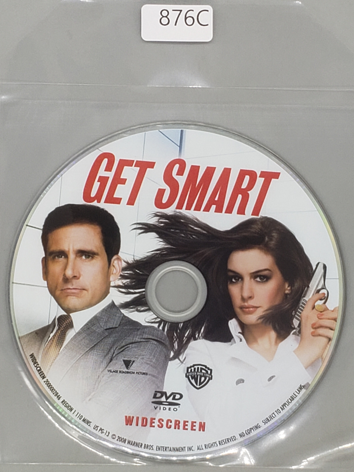 Get Smart (DVD, 2008) Disc Only No Tracking 85391139775| eBay