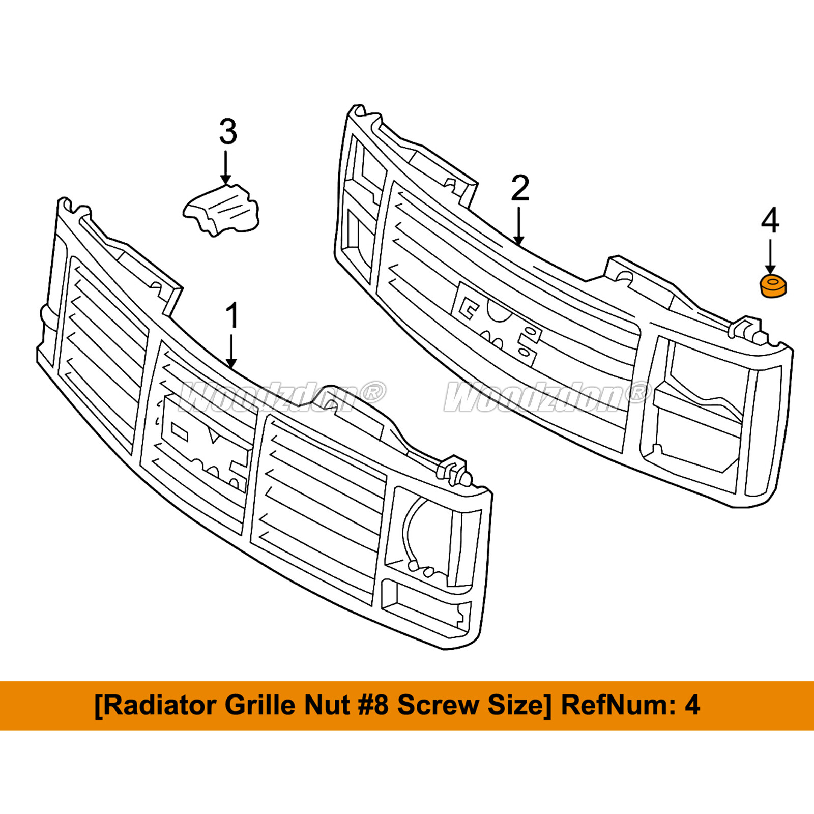 25 Pcs Radiator Grille Push Nut 15686142 For GM Truck C,K,1,2,3 For ...