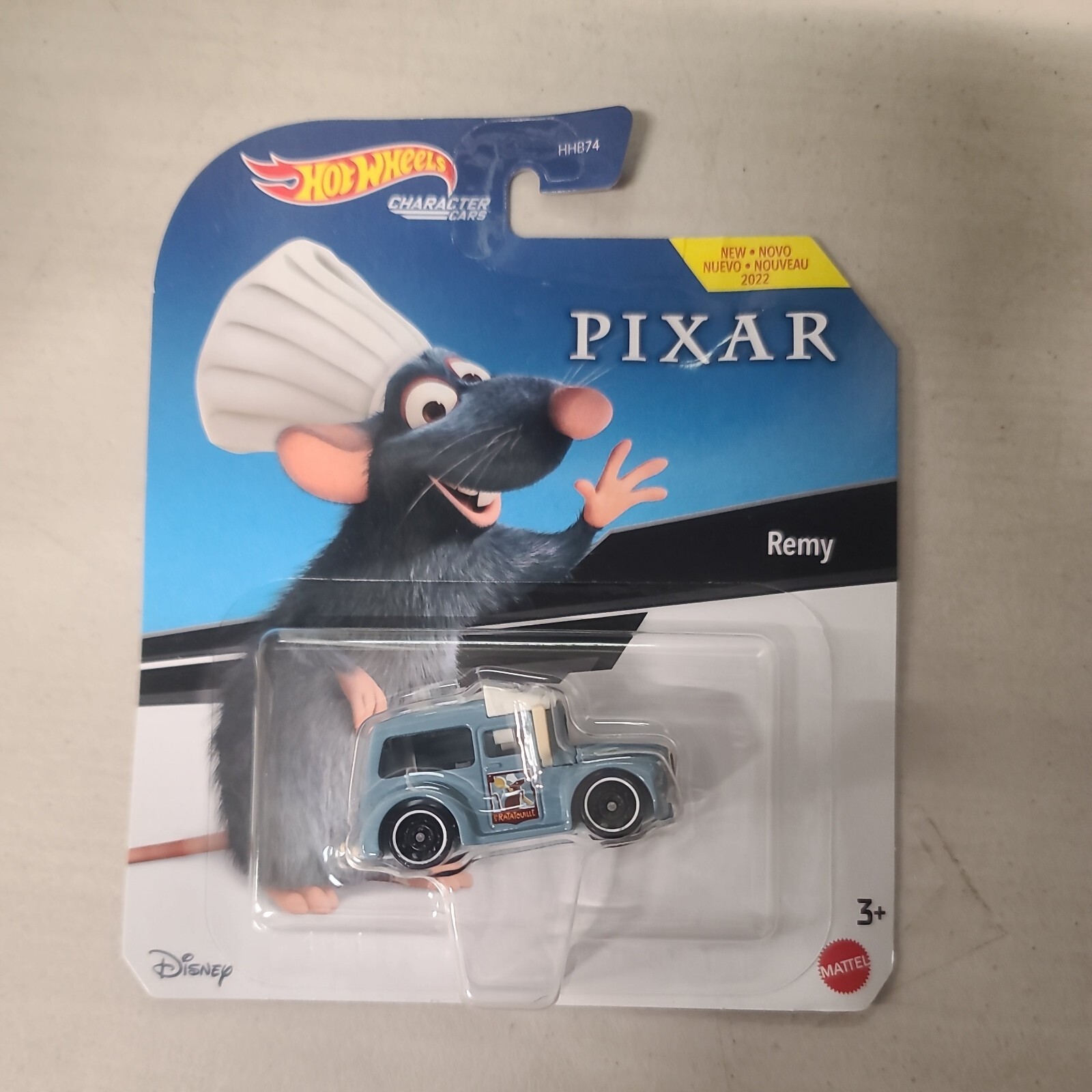 Hot Wheels Character Cars Remy Ratatouille Cartoon Car Kids Toy New ...