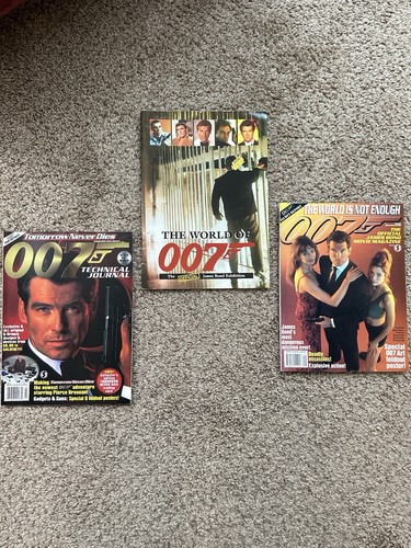Two James Bond official movie magazines/the world of 007 James Bond ...