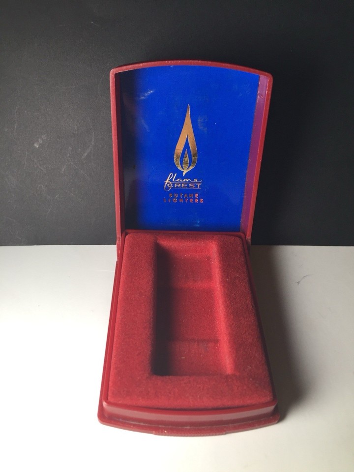Antique Flame Crest Butane Torch Lighter Gold Chrome Collectible Rare ...