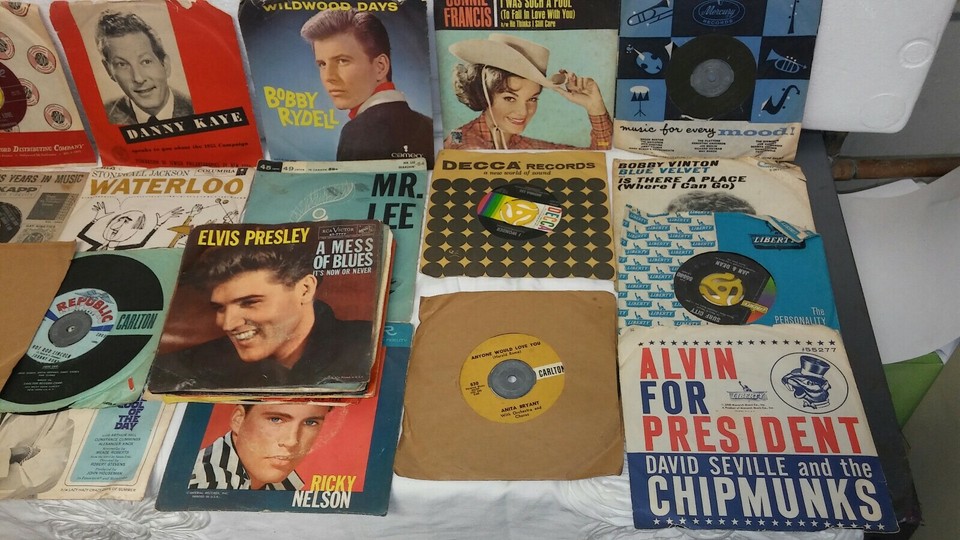 Bulk Lot of 29 Vintage Long play Records, Mixed Artist, READ ...