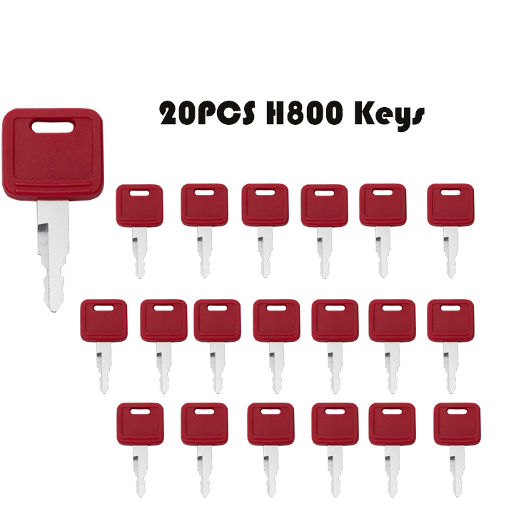 20X For Hitachi John Deere Zex Excavator Heavy Equipment Ignition Key # ...