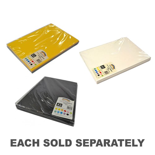 Rainbow Spectrum Cardboard Uncoated Matte Board A3 200gsm Great Art ...