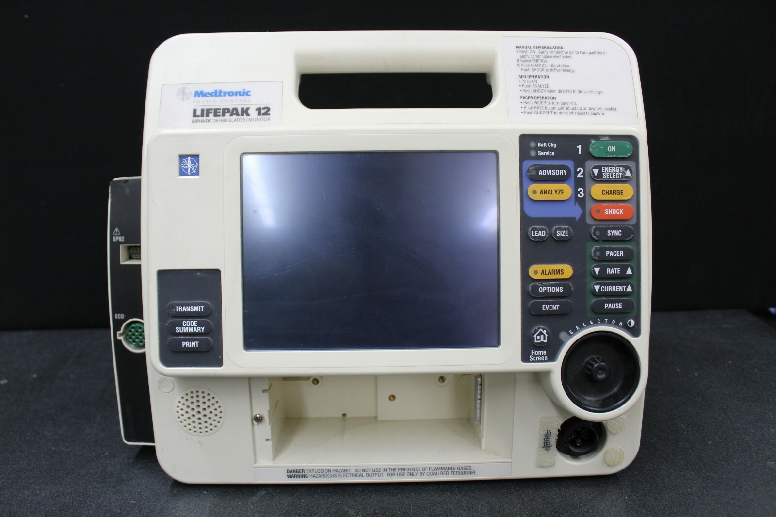 LifePak 12 Spo2, ECG, Biphasic, & Pacing | eBay