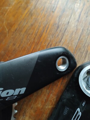 NEW Vision metron TT 54 / 42 170mm aero carbon chainset crankset time ...