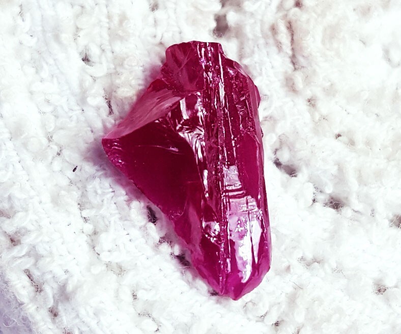 Natural Red Blood Ruby Rough 7.50 Ct Certified Loose Gemstone With Free Gift | eBay