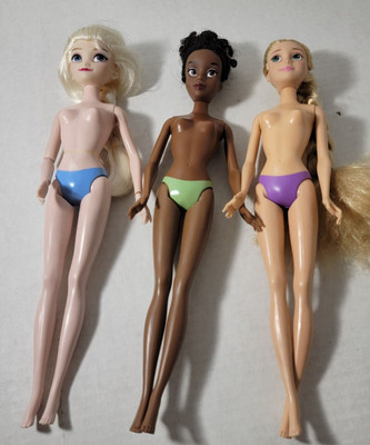 DISNEY CHINA LOT OF 3 -- ONE IS SINGING ELSA WORKS GREAT | eBay