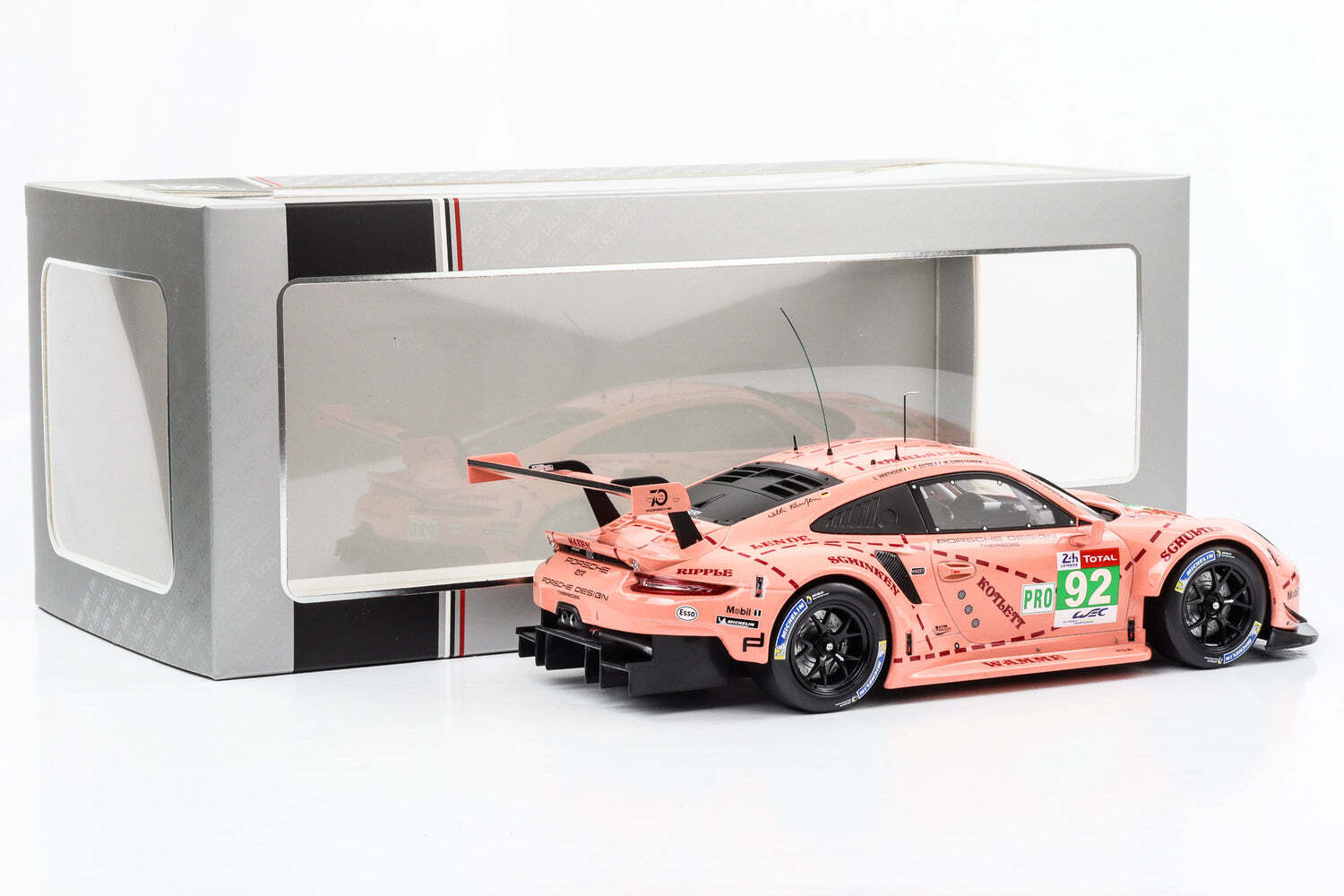 1:18 Porsche 911 991 RSR GT3 #92 Pink Pig Winner LMGTE Pro Class 24h Le ...