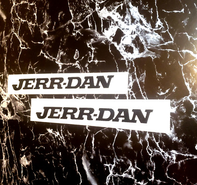 Jerr-Dan jerr dan Decals Stickers Gloss black 24"X2.5" (2) Fast USA | eBay
